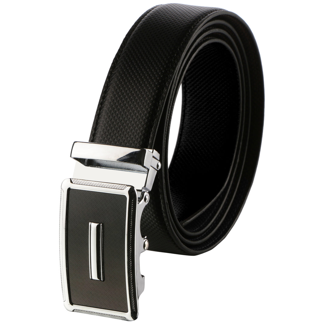 Labnoft Men's PU Leather Auto Lock Belt