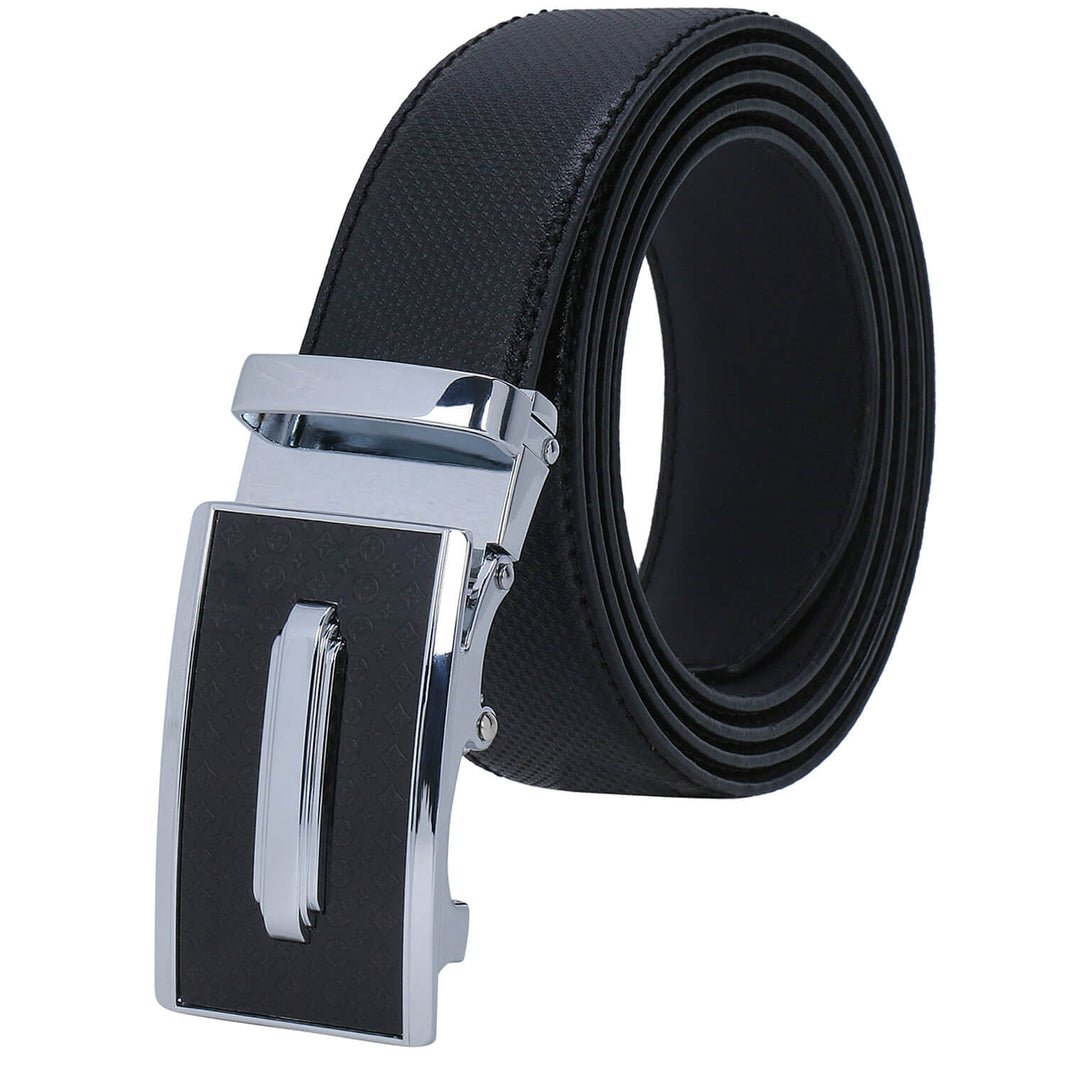 Labnoft Men's PU Leather Auto Lock Belt